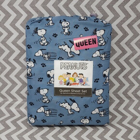 Berkshire | Bedding | Peanuts Snoopy Berkshire Queen Sheet Set Sheets ...